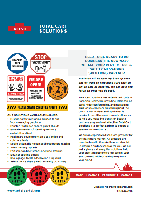 PERSONAL PROTECTION EQUIPMENT (PPE) AND SAFETY MESSAGING – Total Cart ...